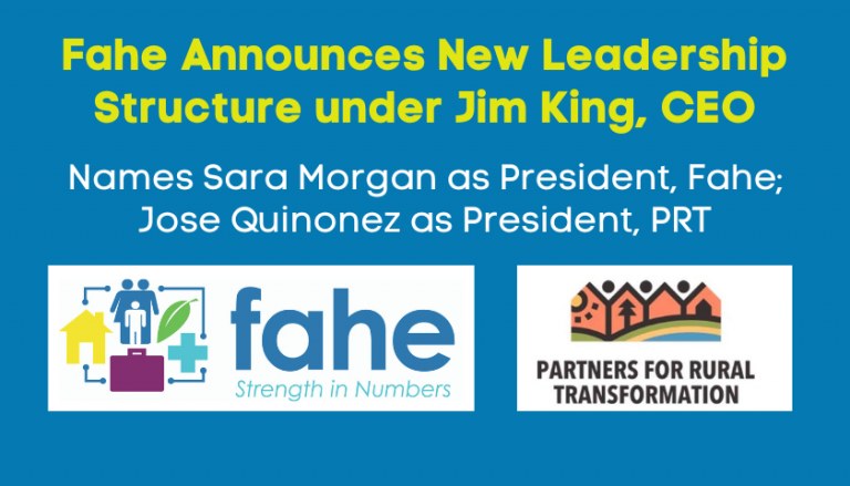 Fahe Fahe Announces New Leadership Structure under Jim King, CEO - Fahe